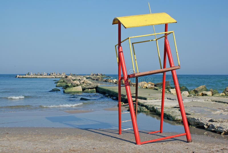 Safety point for swimmers stock photo. Image of foam - 14320978