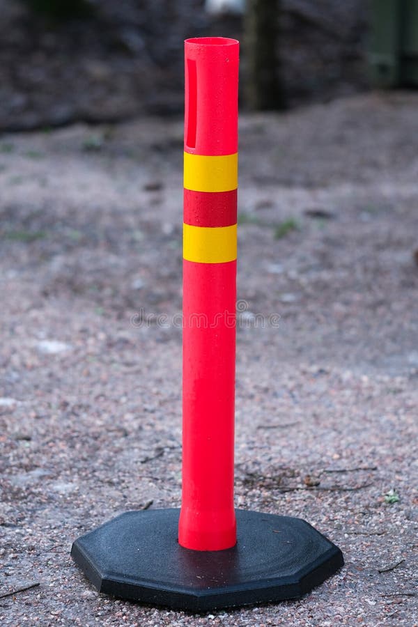 Safety pole stock photo. Image of roads, safety, plastic - 359746668