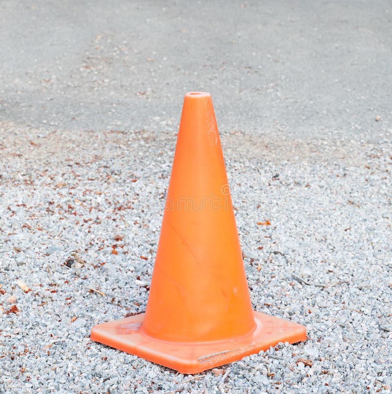 Safety Pylon stock photo. Image of orange, control, safety - 56658422