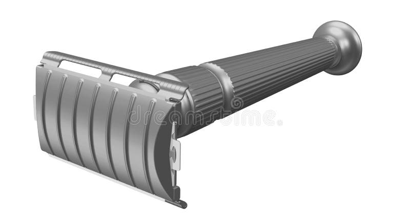 The safety razor stock illustration. Illustration of safety - 64923354