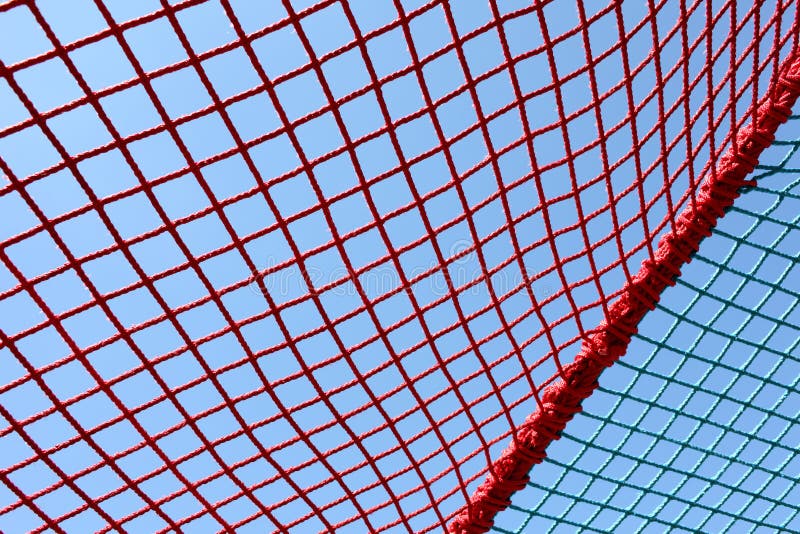 Safety red net stock image. Image of barrier, link, football - 34085421