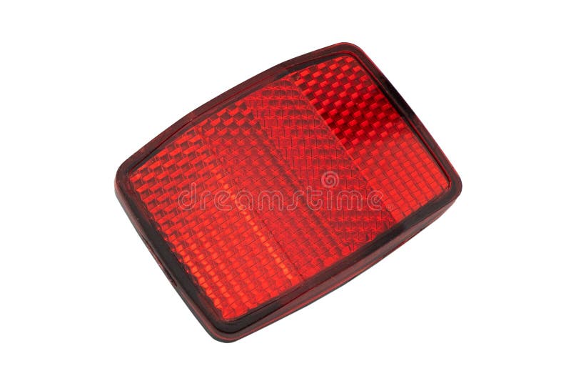 Safety Reflector Isolated on White Background. Light Reflector Isolated ...