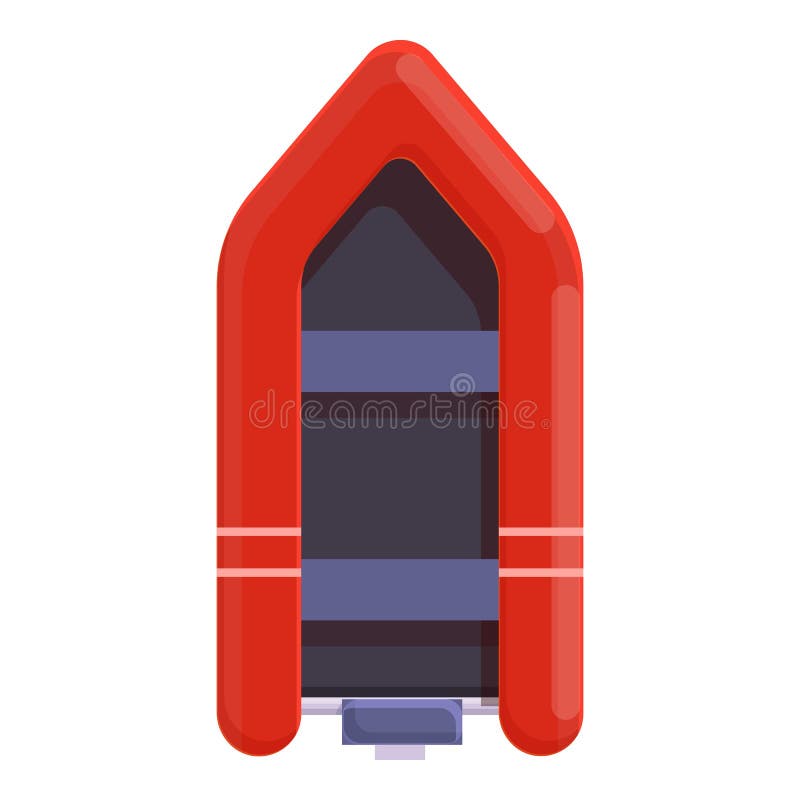 Safety Rescue Boat Icon, Cartoon Style Stock Vector - Illustration of ...