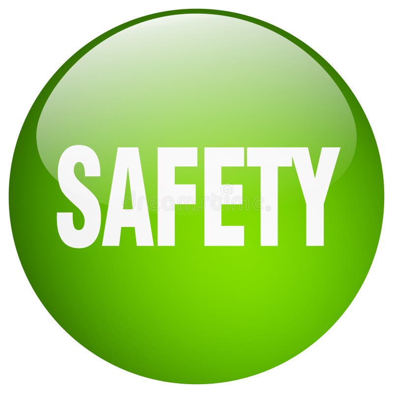 Safety button stock vector. Illustration of white, note - 122705267