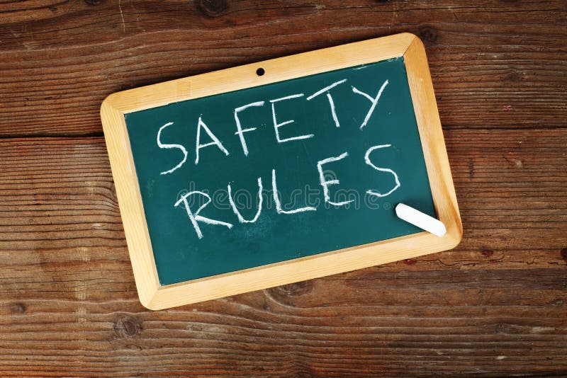 Safety rules concept stock image. Image of construction - 88440093