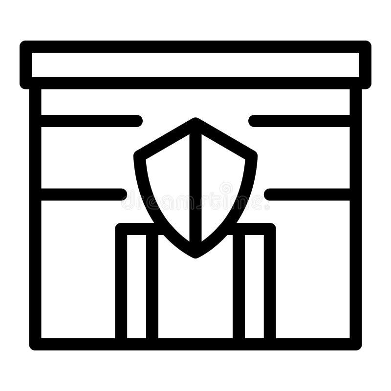 Safety School Icon Outline Vector. Security Kid Stock Vector ...