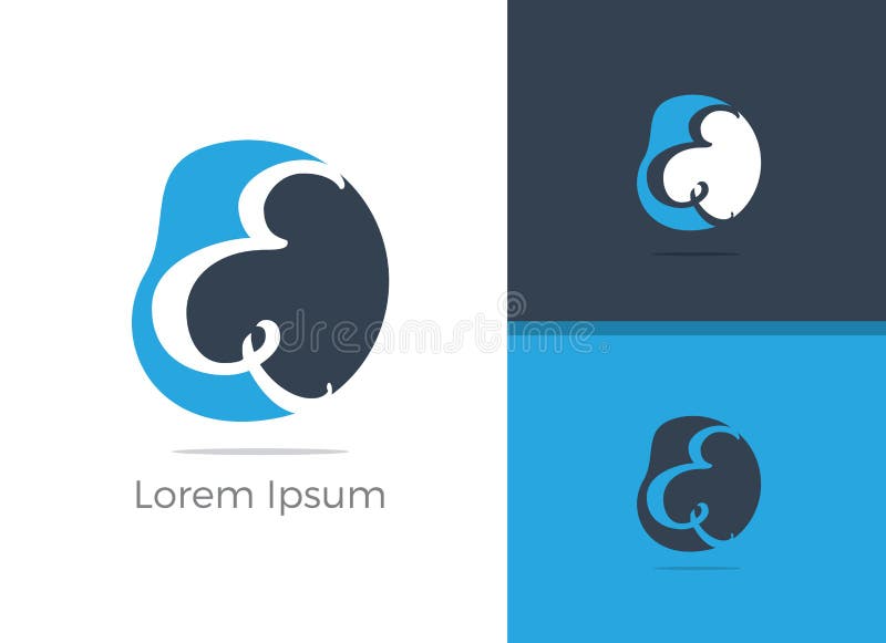 Safety and Security E Letter Logo Design. Protection Letter E in Shield ...