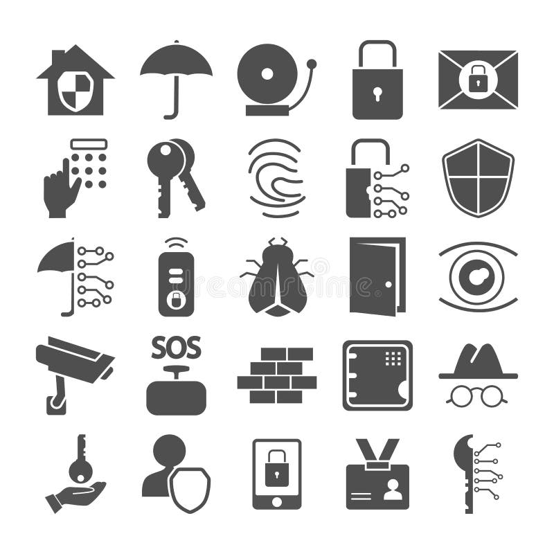 Simple Safety Icons Stock Illustrations – 21,748 Simple Safety Icons ...