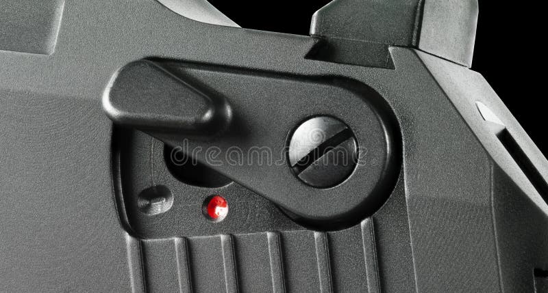 Disengaged firearm safety stock photo. Image of weapon - 256067390