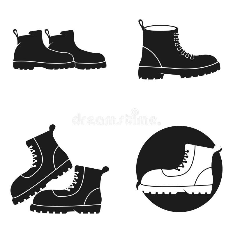 Safety Shoes Vector Icon. Protective Boot Shoes Vector Icon Stock ...