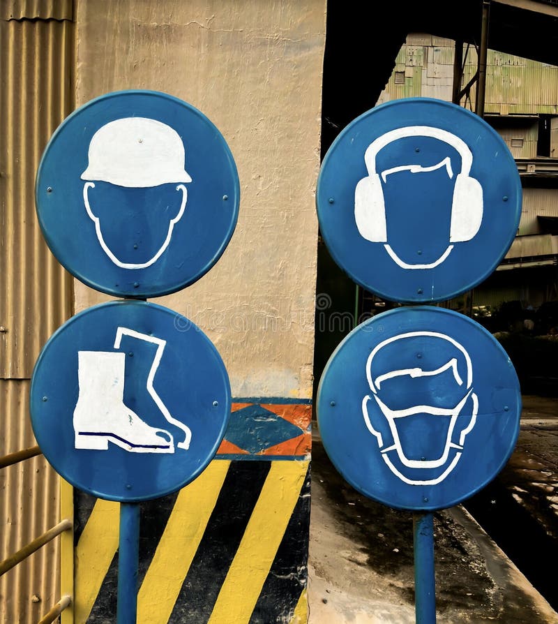 Safety sign stock image. Image of industrial, safety - 368427059