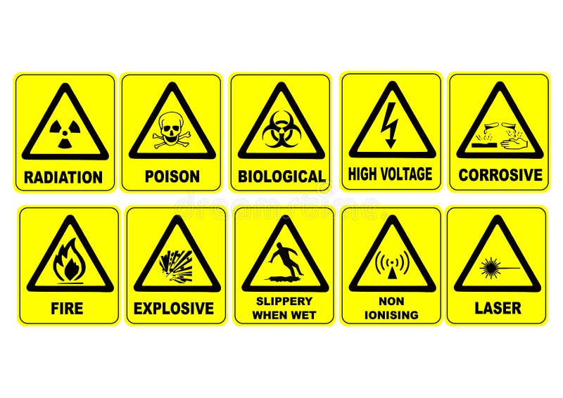 Safety Signs Stock Illustrations – 36,534 Safety Signs Stock ...