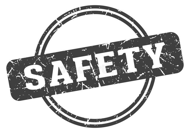 Safety stamp stock vector. Illustration of badge, overlay - 365330045