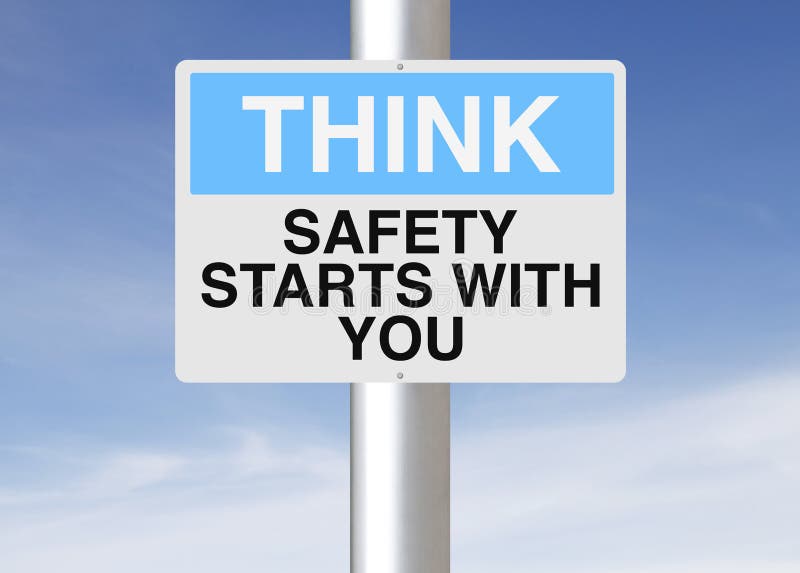 Safety Starts with You stock image. Image of think, work - 37439411