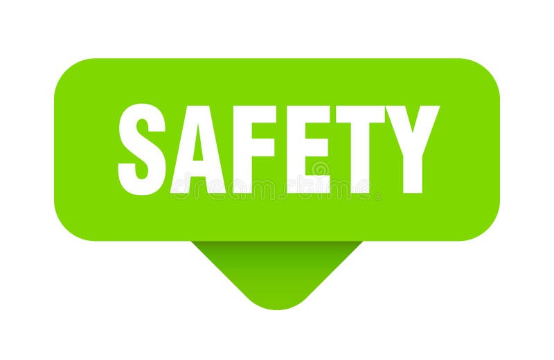 Safety Sticker. Safety Sign on Transparent Background Stock Vector ...