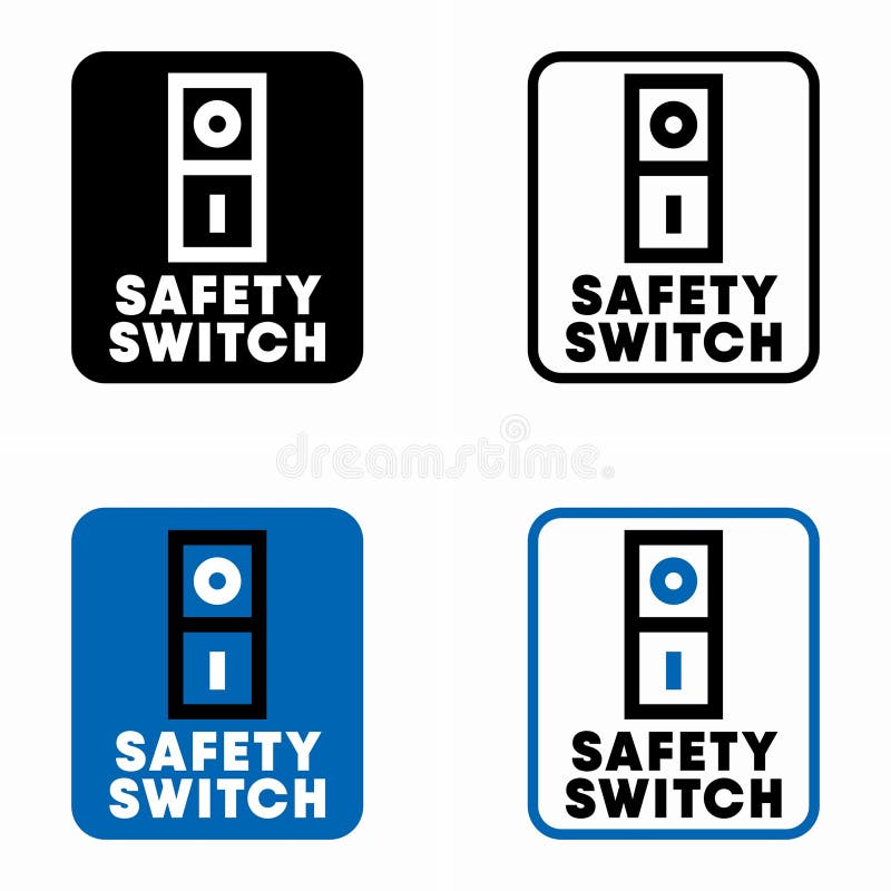 Safety Switch Stock Illustrations – 9,944 Safety Switch Stock ...