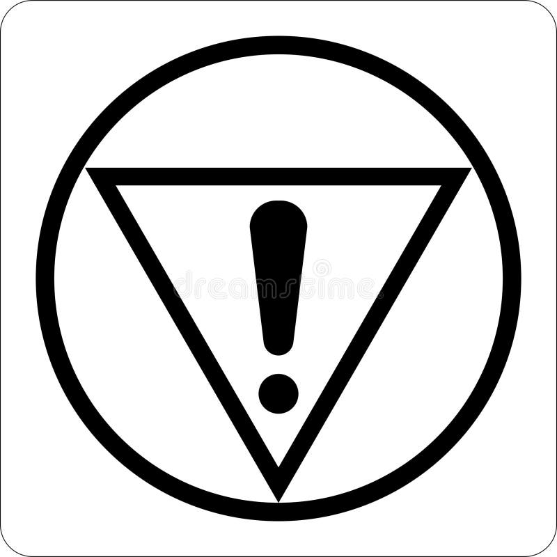 Safety Symbol Label Emergency Stop Symbol Label Stock Vector ...