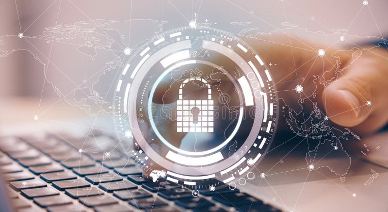 Safety and Technology Concept Stock Photo - Image of device, guard ...