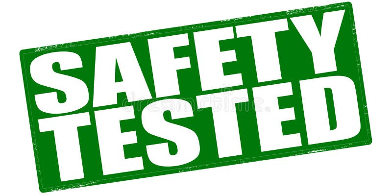 Safety tested stock illustration. Illustration of symbol - 109042678
