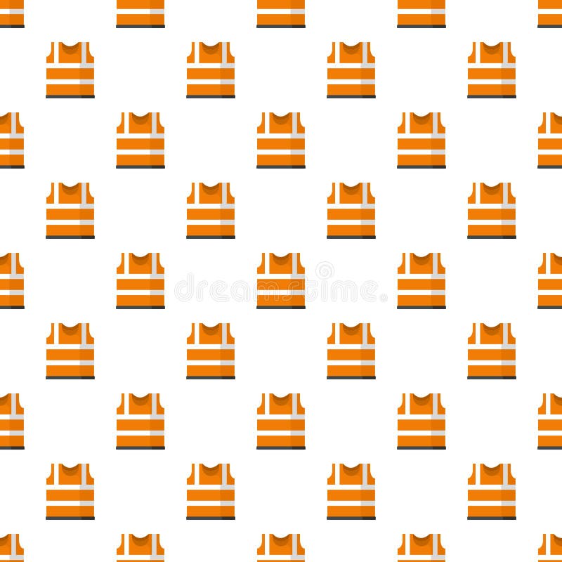 Safety Vest Pattern Seamless Vector Stock Vector - Illustration of ...