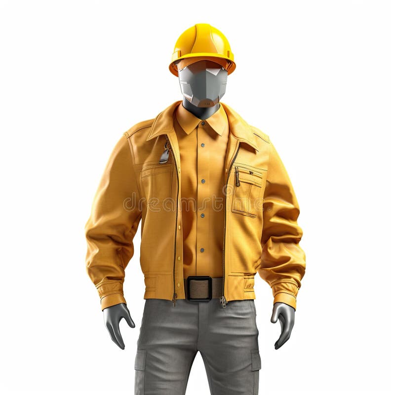 Illustration of Construction Workers Work Jacket Stock Illustration ...