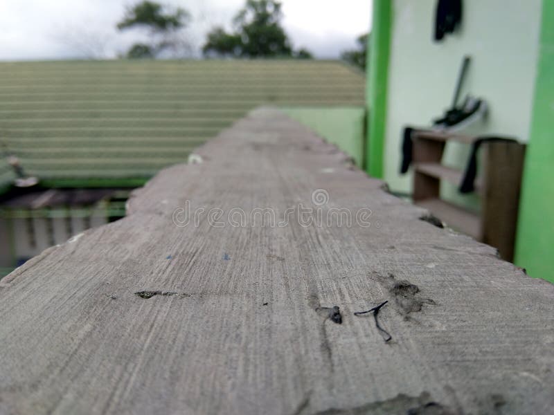 Safety Wall - Barrier Terrace Building Stock Photo - Image of sand ...