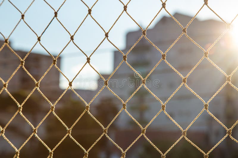 Window net protection stock photo. Image of safety, nylon - 241640318