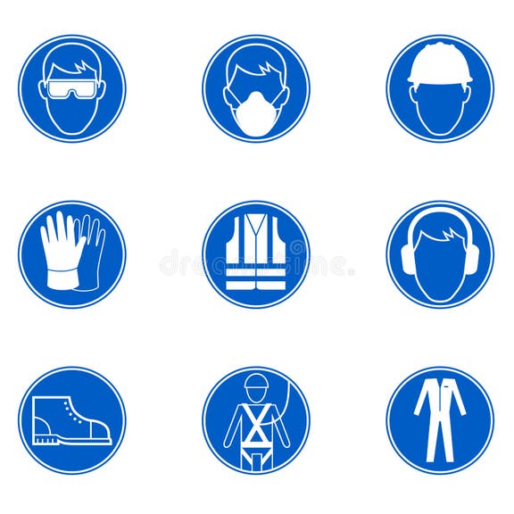 Safety Signs Blue Stock Illustrations – 5,756 Safety Signs Blue Stock ...