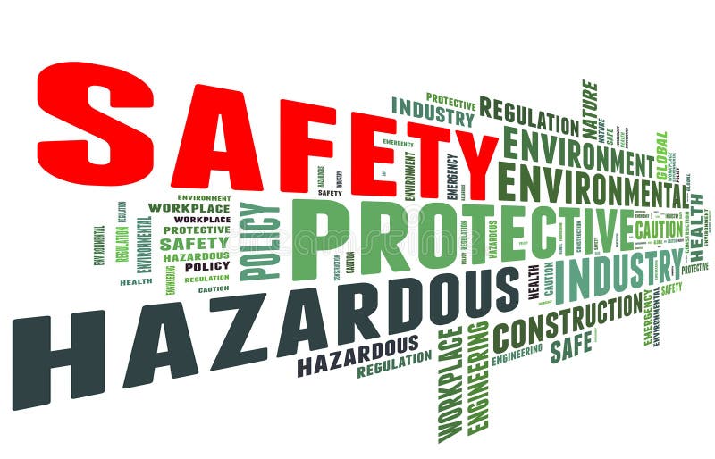 Workplace Safety Information Slide Stock Vector - Illustration of ...