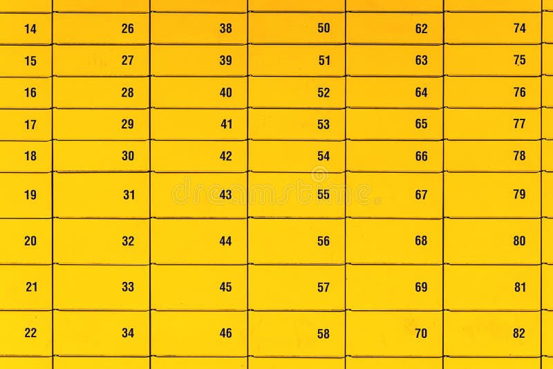 Safety Yellow Post Boxes stock photo. Image of safe, yellow - 56070516