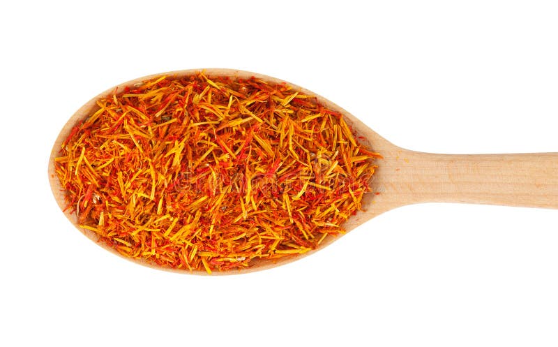 Saffloer stock afbeelding. Image of sinaasappel, rood - 9563511