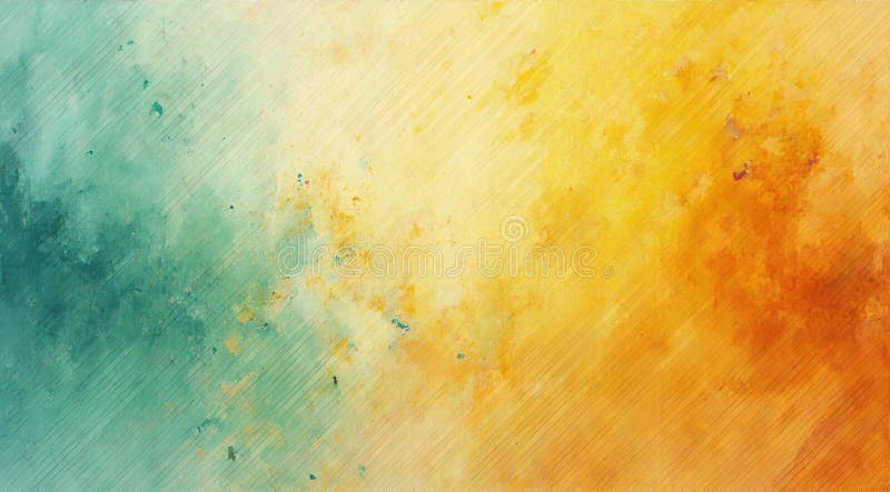 Saffron Celadon Paint Splatters Texture Effect with Hues Blending ...
