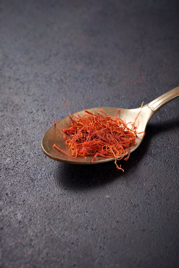 Saffron close up stock image. Image of orient, close - 162870187