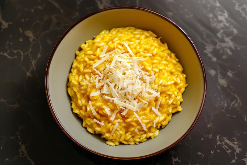 Saffron Risotto with Parmesan, Classic Dish for Authentic Italian ...