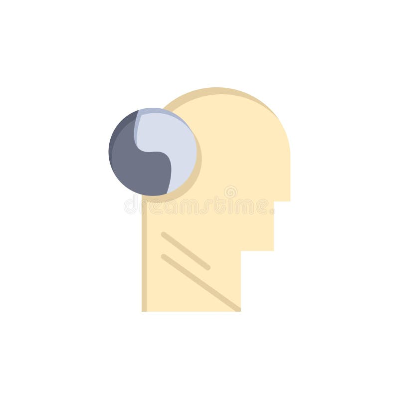 Sag, Brian, Head, Mind Flat Color Icon. Vector Icon Banner Template ...