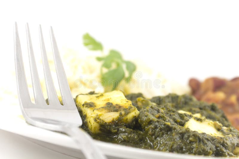 Sag Paneer - Authentic Indian Food Stock Photo - Image of coriander ...