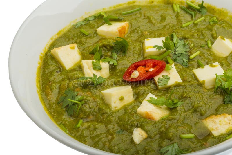 Sag Paneer stock image. Image of cooking, cheese, saag - 45391427