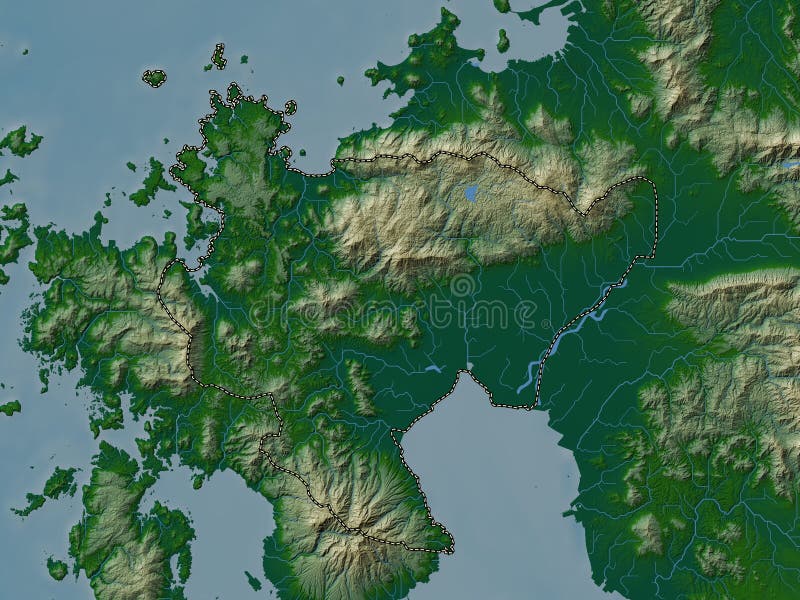 Saga, Japan. Physical. No Legend Stock Image - Image of fujiyoshida ...