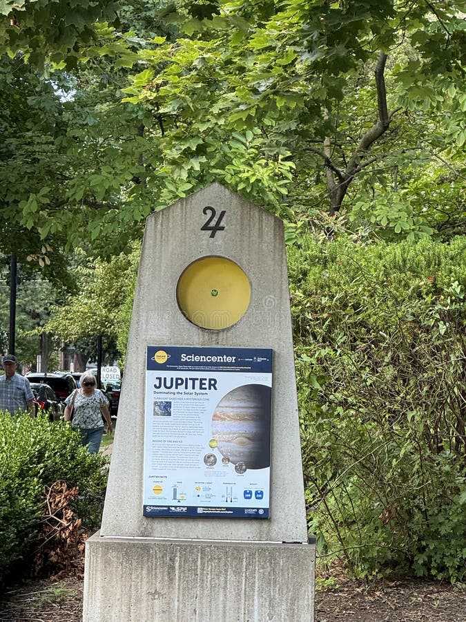 Sagan Planet Walk at Ithaca Commons in Ithaca, New York Editorial Stock ...