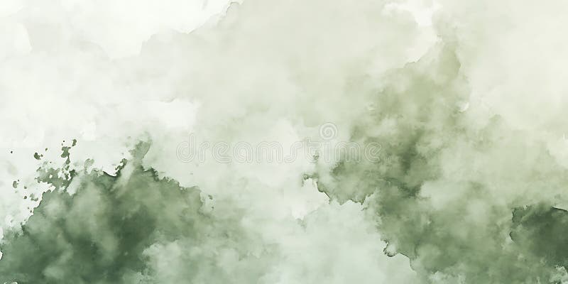Sage Green Watercolor Background Texture Stock Illustration ...