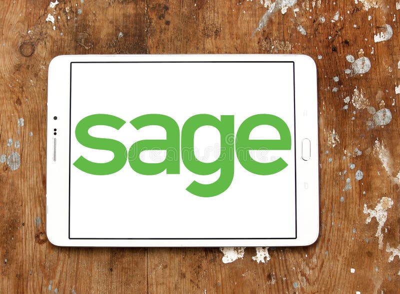 Sage Group Technology Company Logo Editorial Photo - Image of brand ...