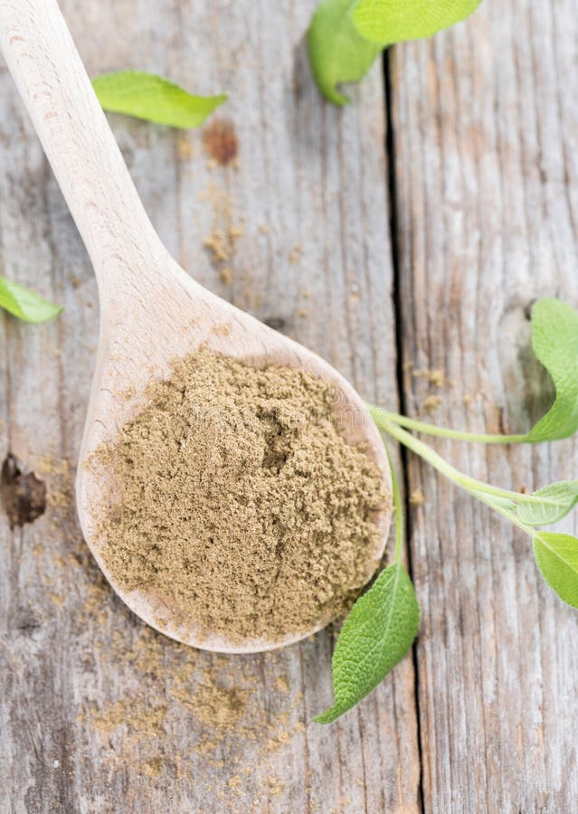 Sage Powder stock image. Image of plant, healthy, italian - 38632477
