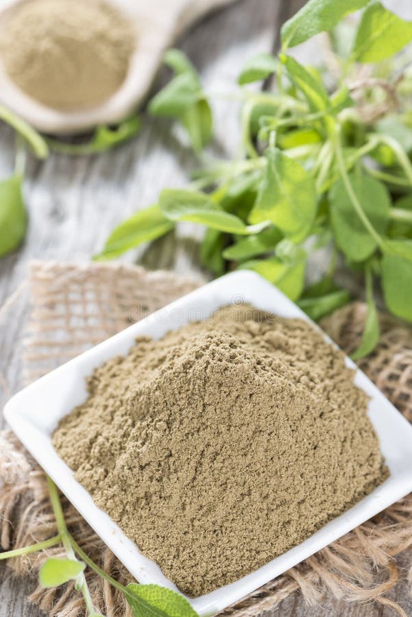 Sage Powder stock image. Image of macro, herbal, fresh - 38892501