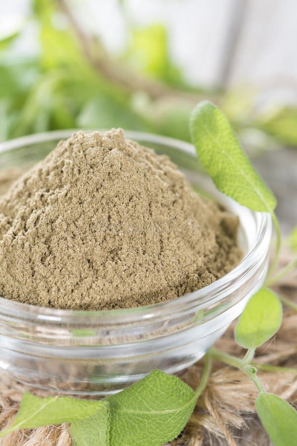 Sage Powder stock photo. Image of ingredient, powder - 38953456