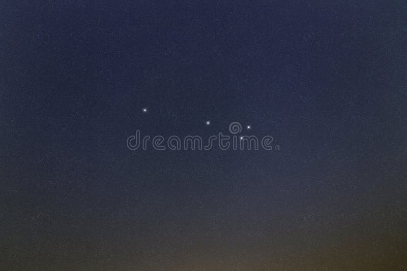 Sagitta Constellation, Arrow Constellation Stock Image - Image of ...