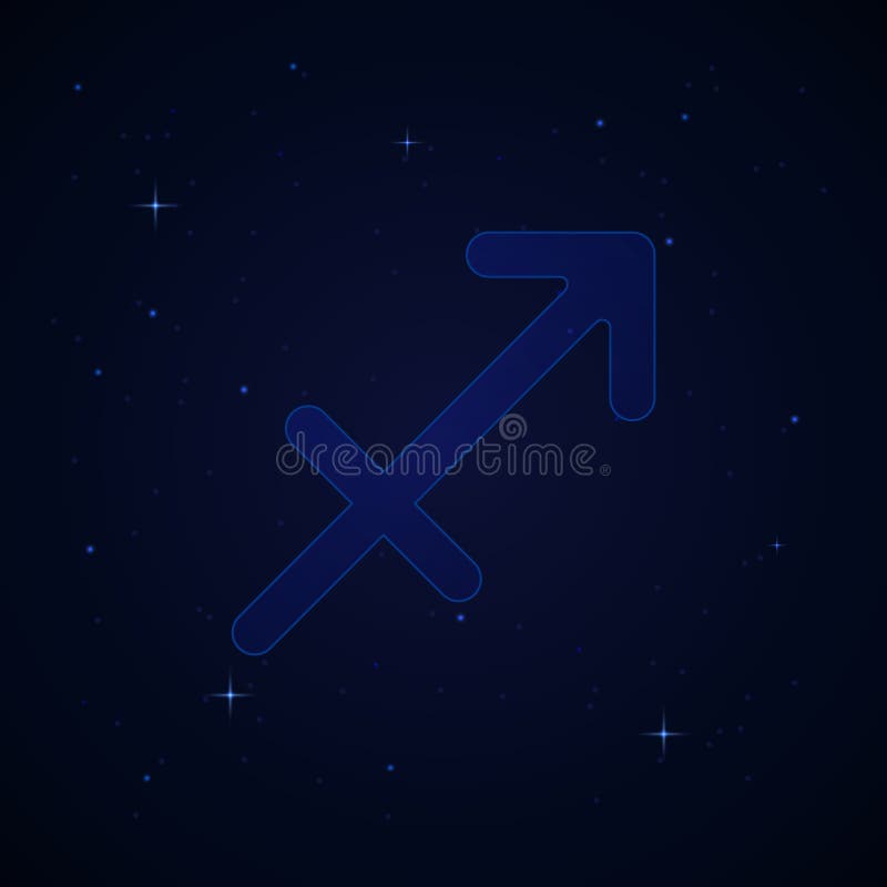 Sagittarius, the Archer Zodiac Sign Stock Vector - Illustration of ...