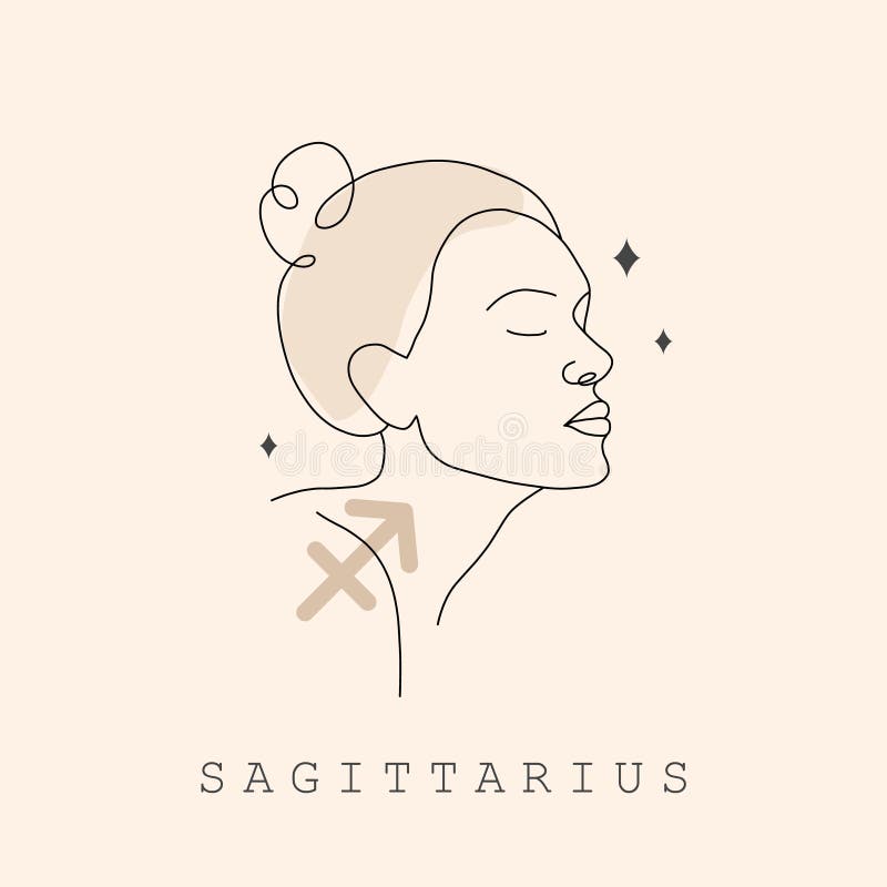 Zodiac Sagittarius Line Drawing Stock Illustrations 1 002 Zodiac