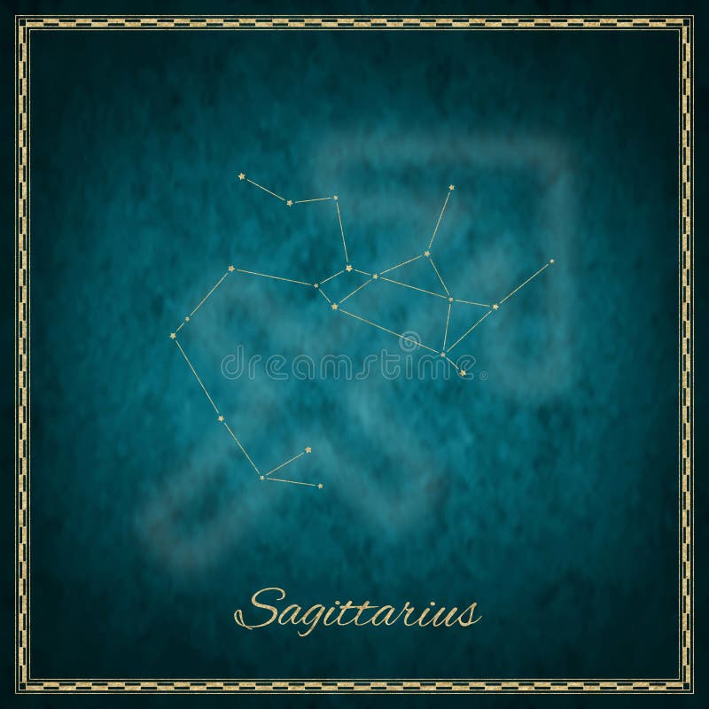 Sagittarius Zodiac Sign, Sagittarius Symbol Stock Photo - Image of ...