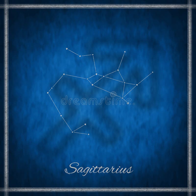 Sagittarius Zodiac Sign, Sagittarius Symbol Stock Illustration ...