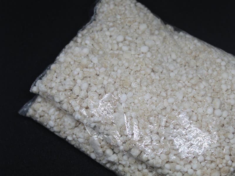 Sago Granules in Plastic Packaging Stock Image - Image of food ...